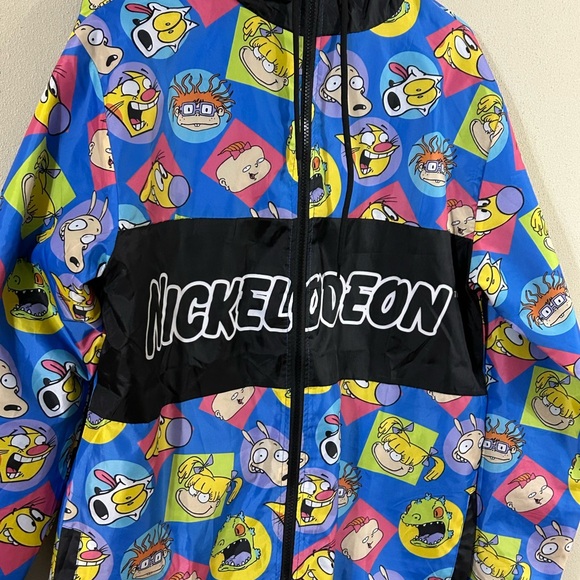 Nickelodeon | Jackets & Coats | Nickelodeon Blue And Yellow Utility ...